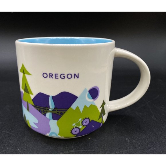 Starbucks | Dining | 26 Starbucks Yah You Are Here Oregon Coffee Mug ...